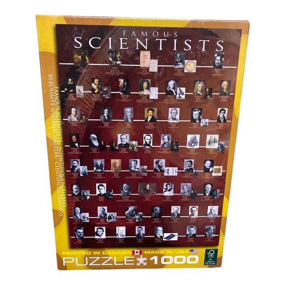 Toys | Famous Scientists 100 Piece Jigsaw Puzzle By Eurographics Brand ...